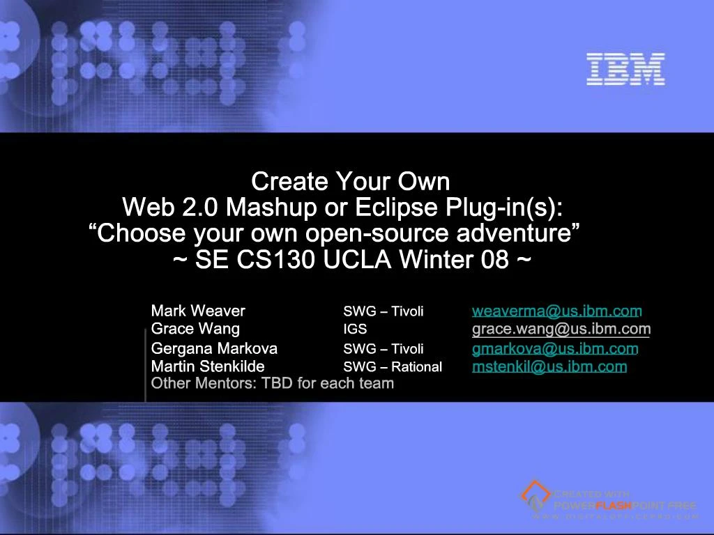 PPT - 2006 IBM Corporation 2002 IBM Corporation PowerPoint Presentation ...