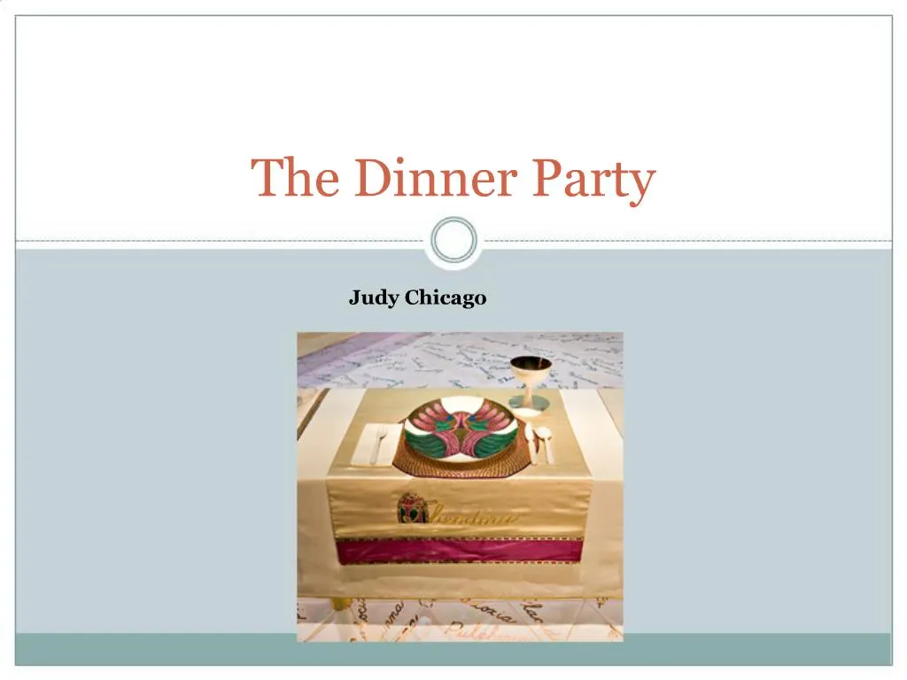 PPT - The Dinner Party PowerPoint Presentation, free download - ID:529258