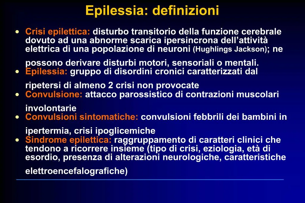 PPT - Epilessia: definizioni PowerPoint Presentation, free download ...