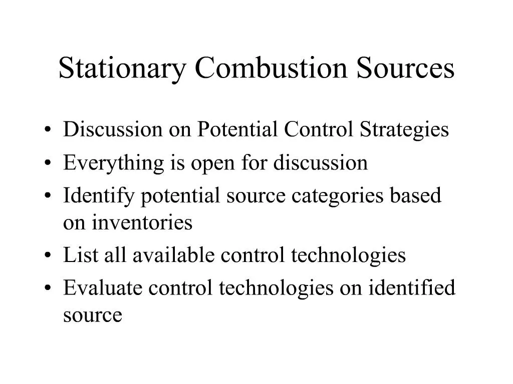 PPT - Stationary Combustion Sources PowerPoint Presentation, free ...