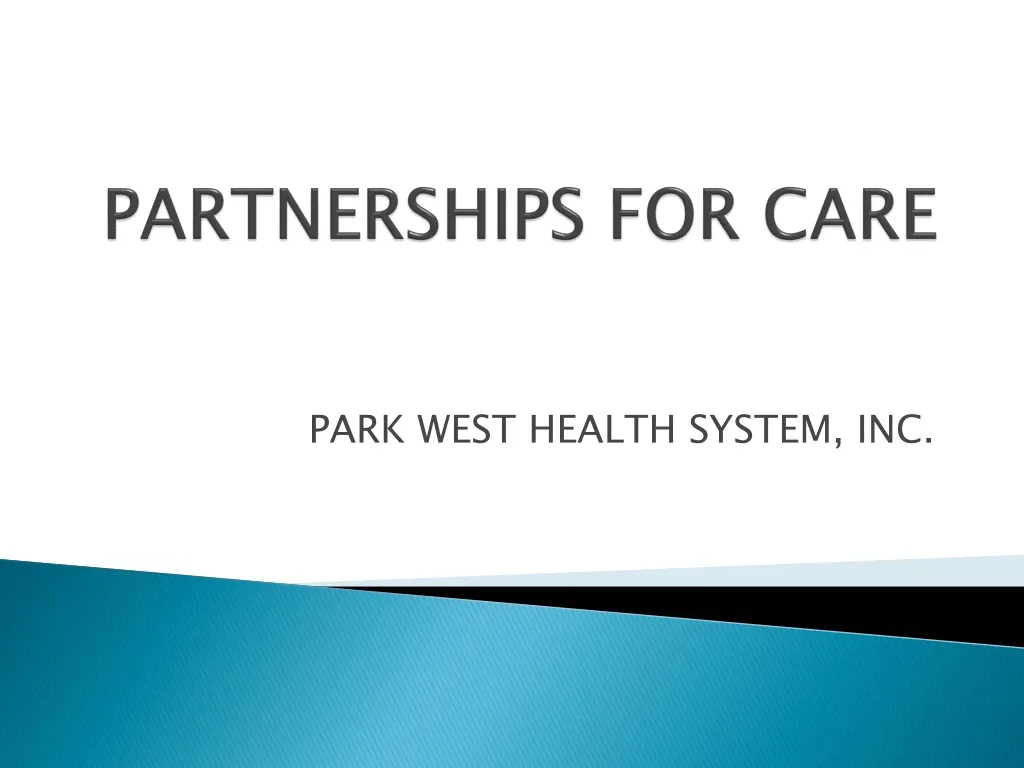 PPT - PARTNERSHIPS FOR CARE PowerPoint Presentation, free download - ID ...