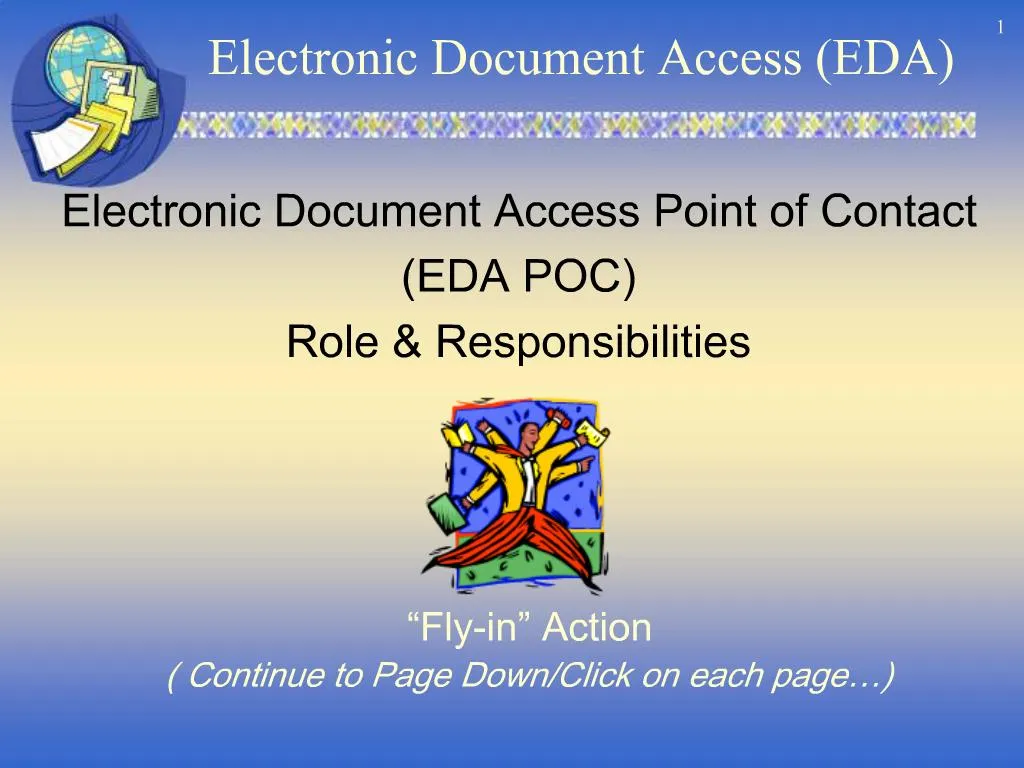 PPT - Electronic Document Access EDA PowerPoint Presentation, free ...