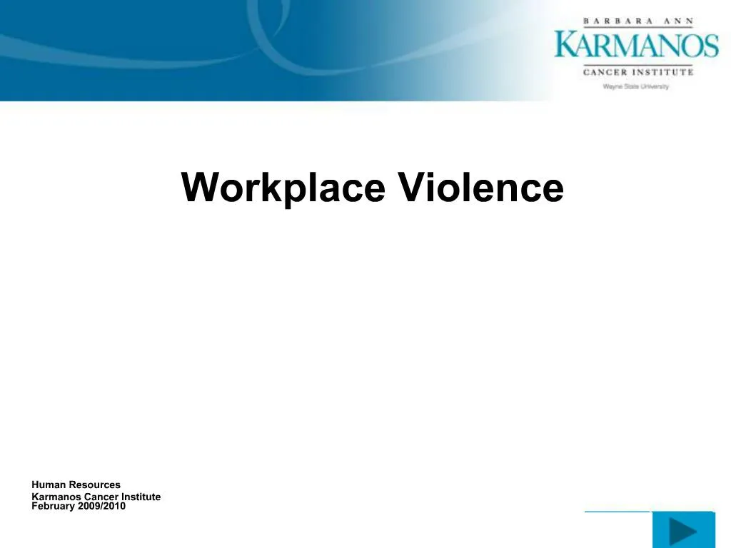 PPT - Workplace Violence PowerPoint Presentation, free download - ID:542616