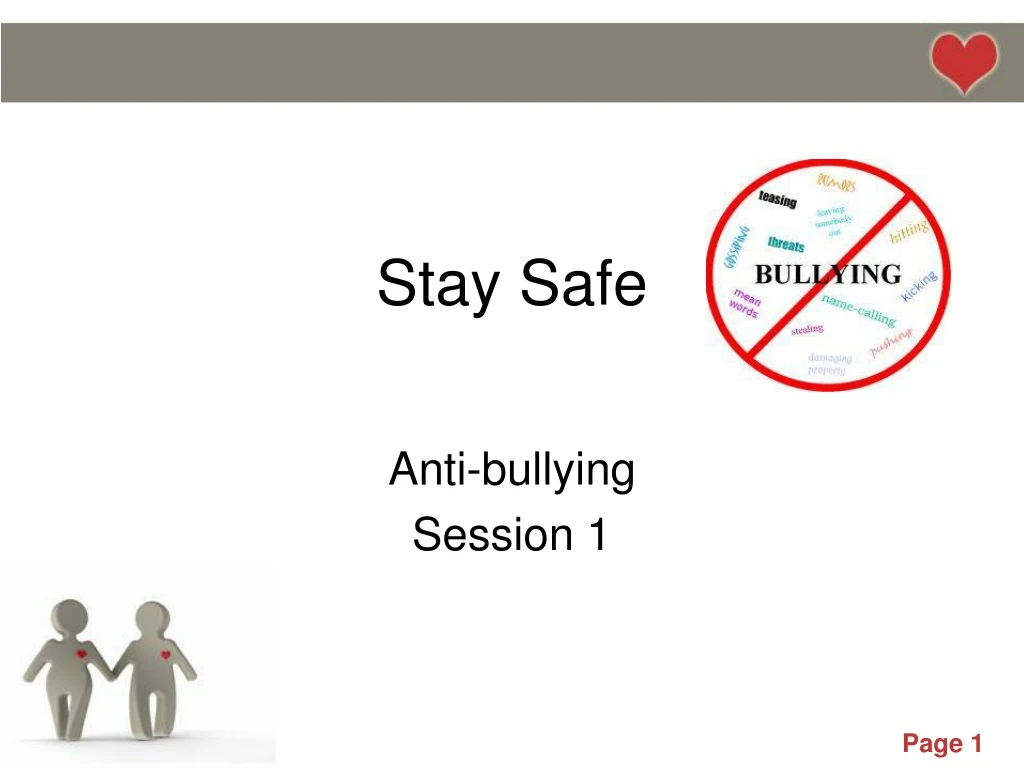 PPT - Stay Safe PowerPoint Presentation, free download - ID:54552
