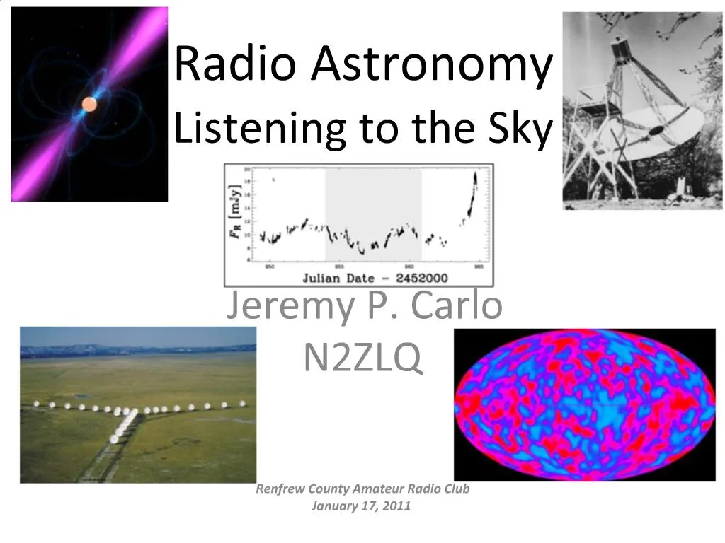PPT - Radio Astronomy Listening to the Sky PowerPoint Presentation ...