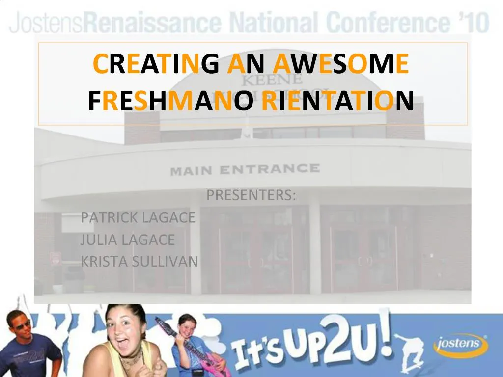 PPT - CREATING AN AWESOME FRESHMAN ORIENTATION PowerPoint Presentation ...