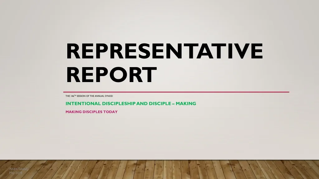 PPT - Representative Report PowerPoint Presentation, free download - ID ...