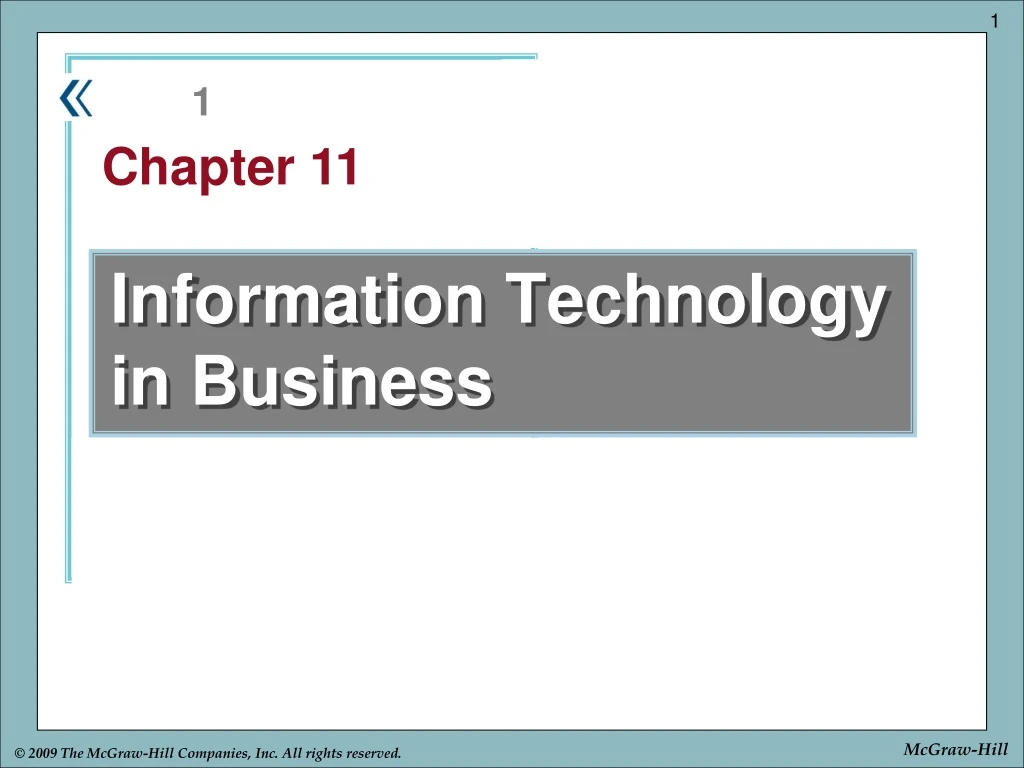 PPT - Information Technology in Business PowerPoint Presentation, free ...