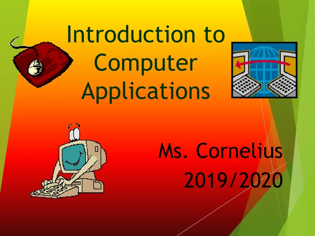 PPT Introduction To Computer Applications PowerPoint Presentation 