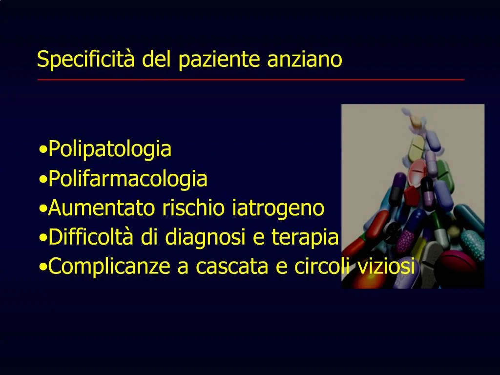 PPT - Specificit del paziente anziano PowerPoint Presentation, free ...