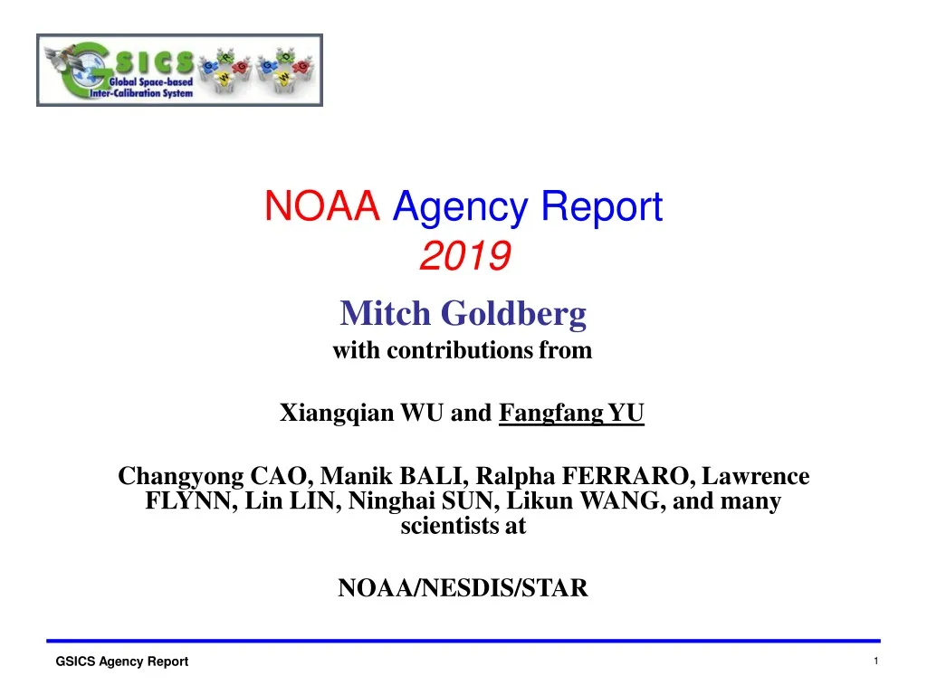 PPT - NOAA Agency Report 201 9 PowerPoint Presentation, free download ...