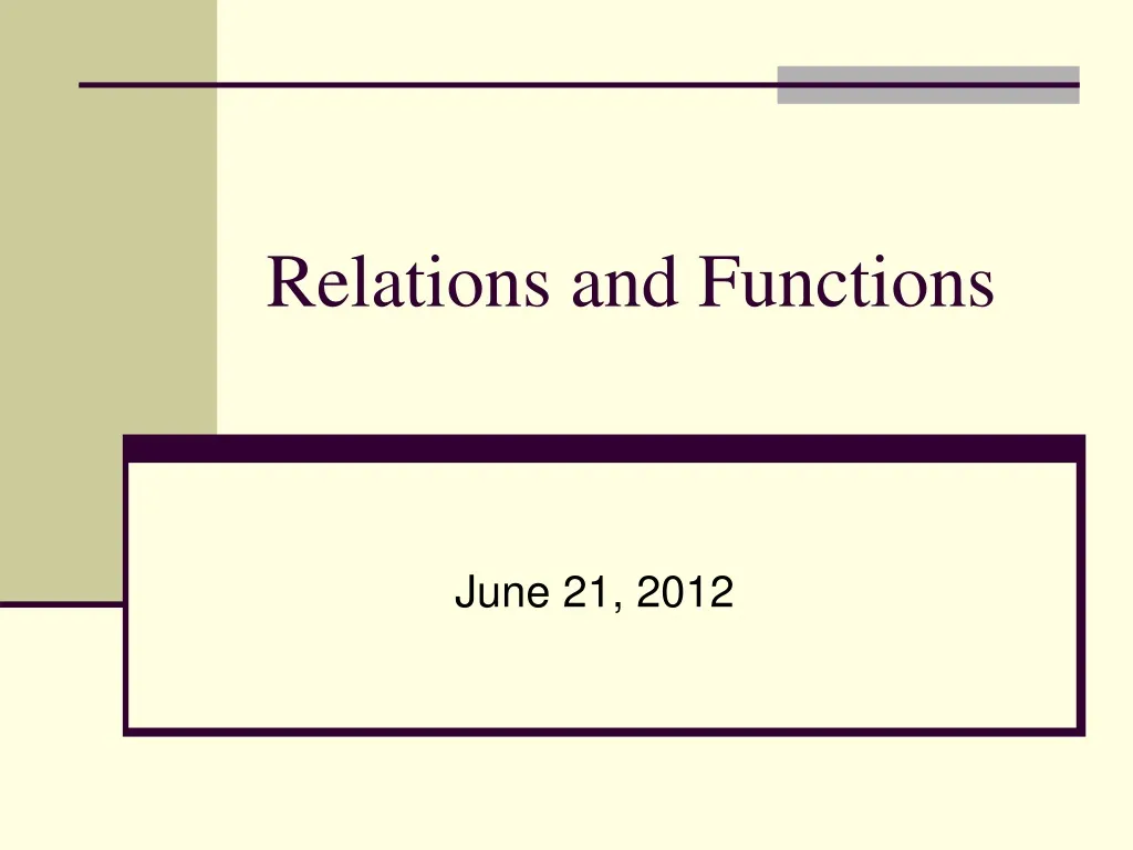 Ppt Relations And Functions Powerpoint Presentation Free Download Id 572757