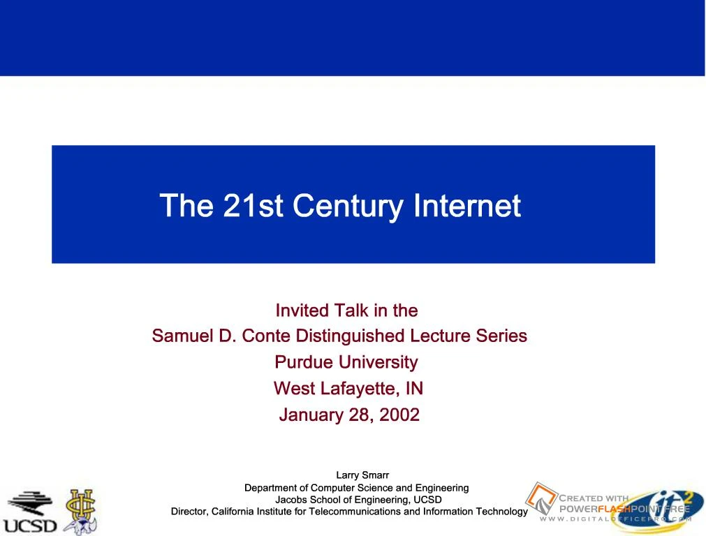 PPT - The 21st Century Internet PowerPoint Presentation, free download ...