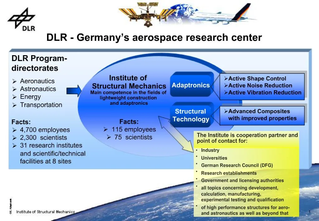 PPT - DLR - Germany s aerospace research center PowerPoint Presentation ...