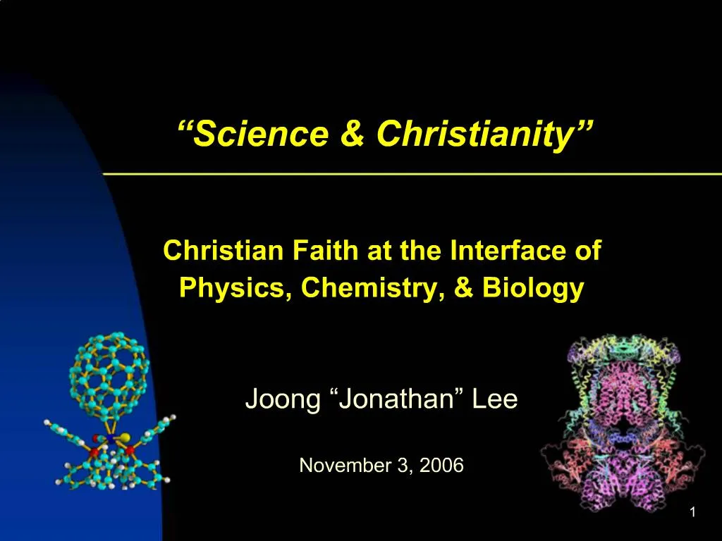 PPT - Science Christianity Christian Faith at the Interface of Physics ...