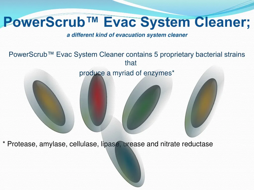 PPT - PowerScrub™ Evac System Cleaner; a different kind of evacuation ...