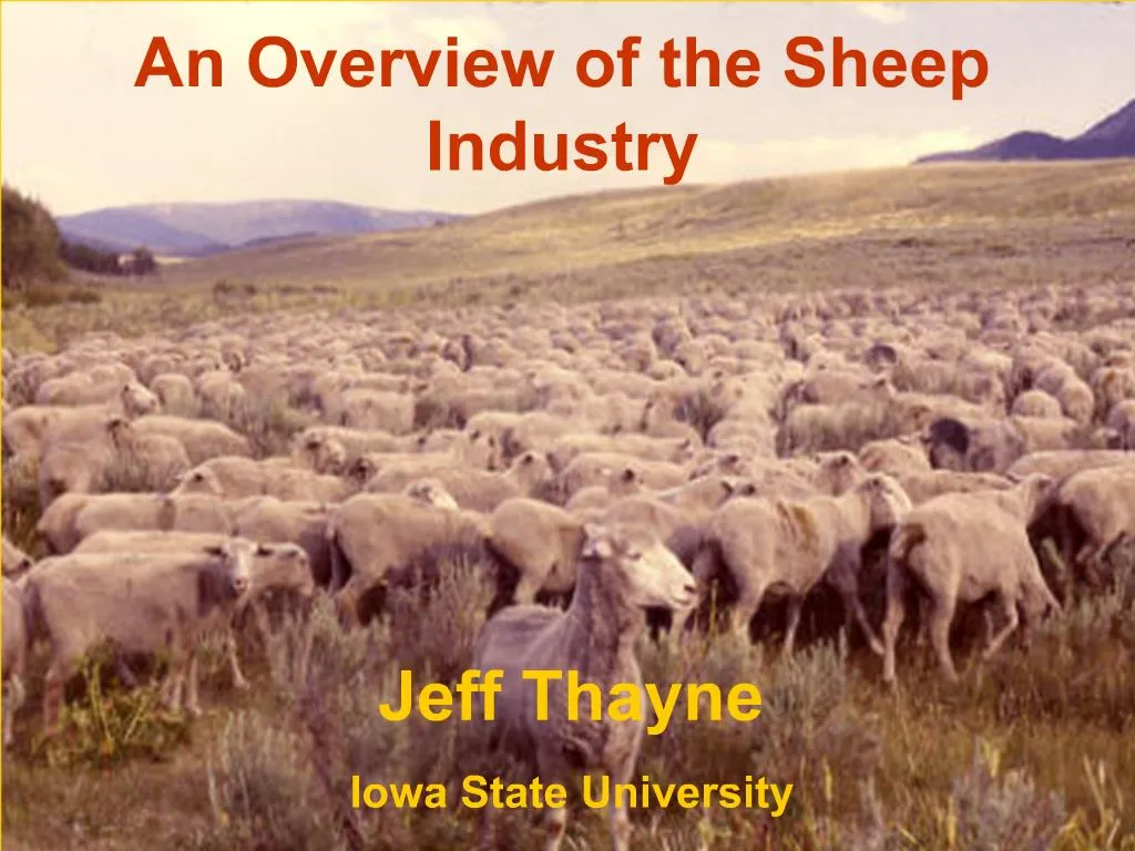 PPT - Advantages of Sheep Production PowerPoint Presentation, free ...