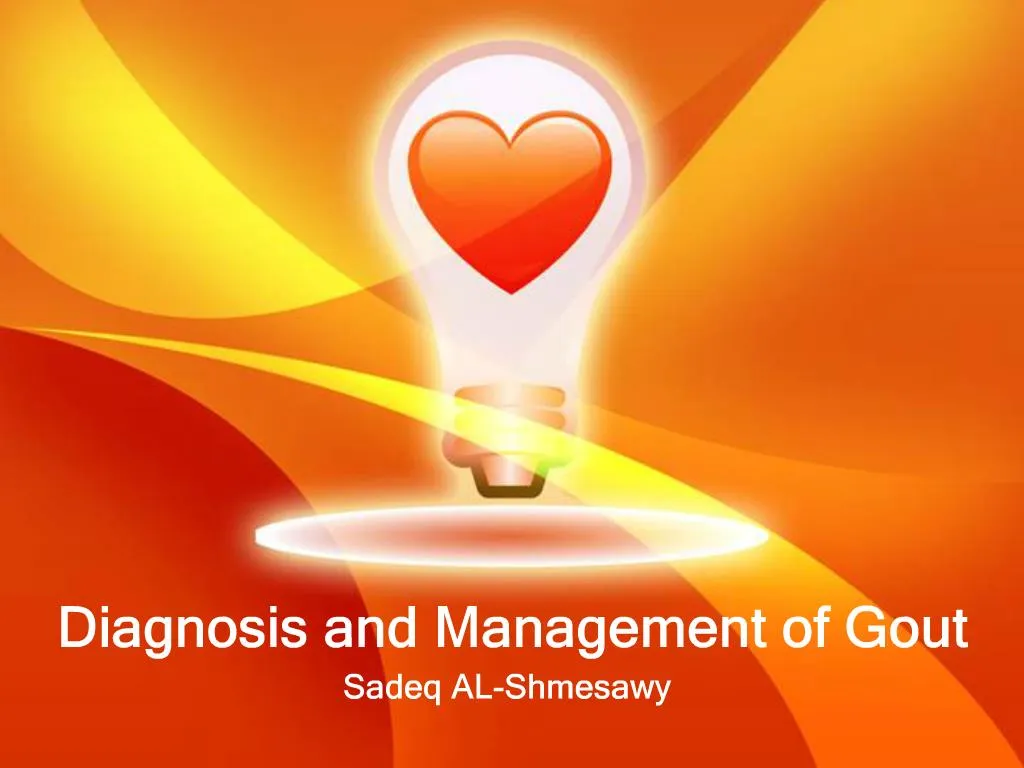 PPT - Diagnosis and Management of Gout PowerPoint Presentation, free ...
