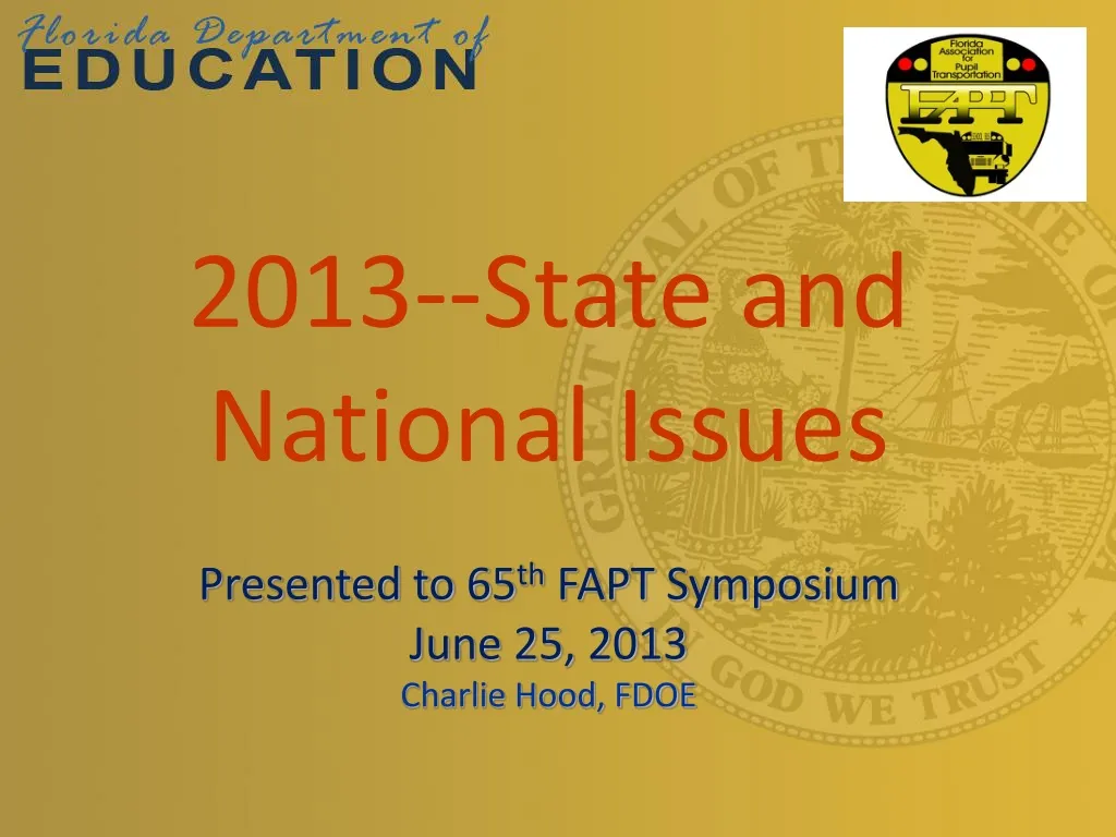 PPT - 2013--State and National Issues PowerPoint Presentation, free ...