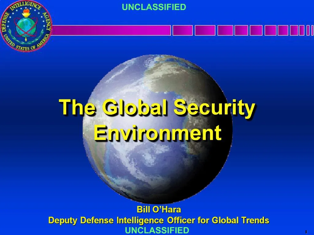 PPT - The Global Security Environment PowerPoint Presentation, free ...