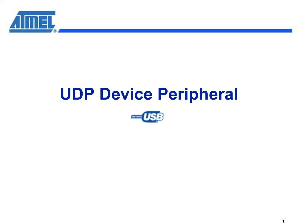 PPT - UDP Device Peripheral PowerPoint Presentation, free download - ID ...