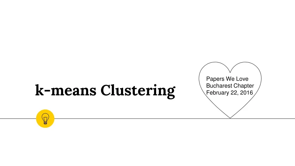 PPT - k -means Clustering PowerPoint Presentation, free download - ID ...