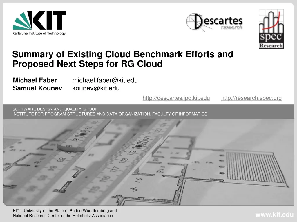 PPT - Summary of Existing Cloud Benchmark Efforts and Proposed Next ...