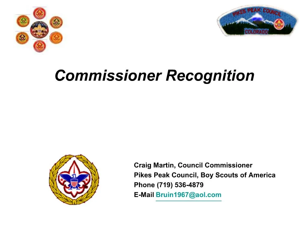 PPT - Commissioner Recognition PowerPoint Presentation, free download ...