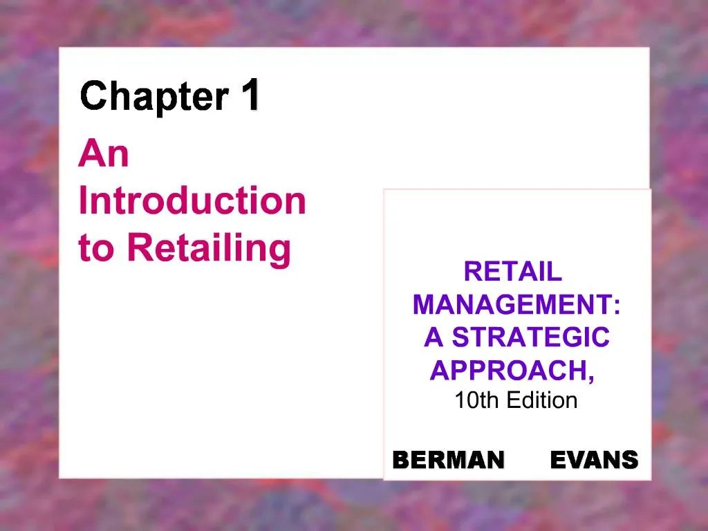 PPT - An Introduction to Retailing PowerPoint Presentation, free ...