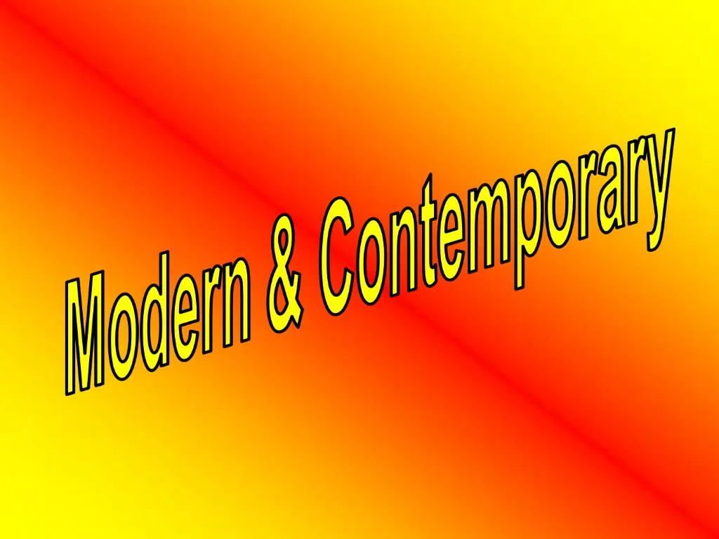 PPT - Modern Contemporary PowerPoint Presentation, free download - ID ...