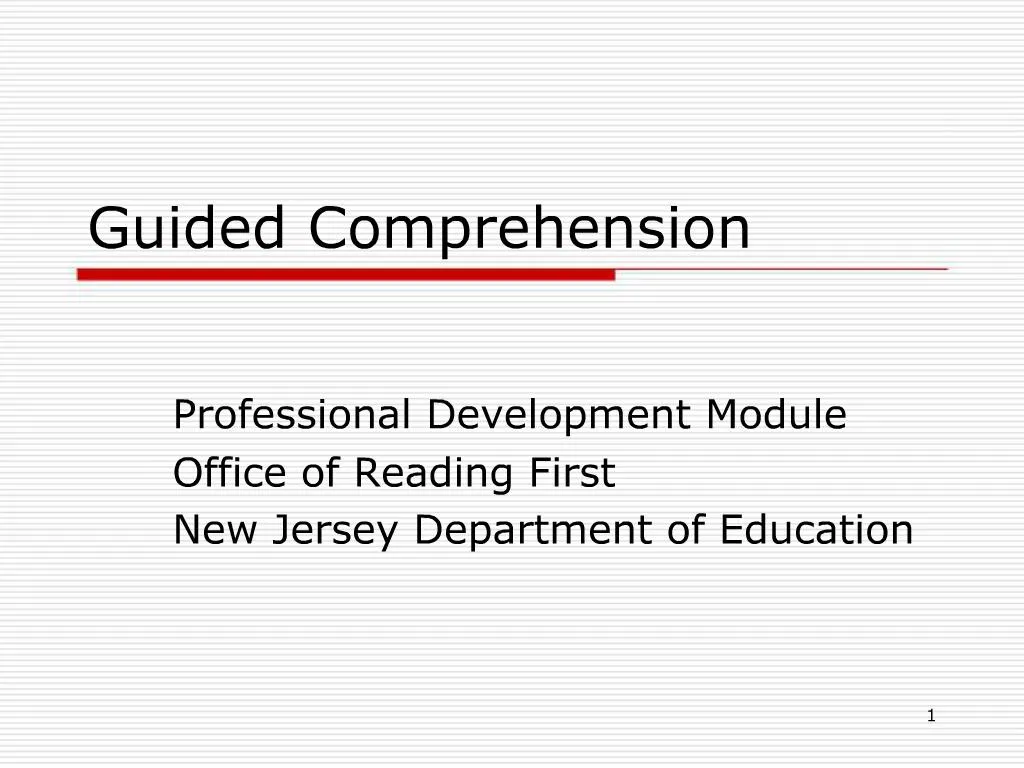 PPT - Guided Comprehension PowerPoint Presentation, free download - ID ...