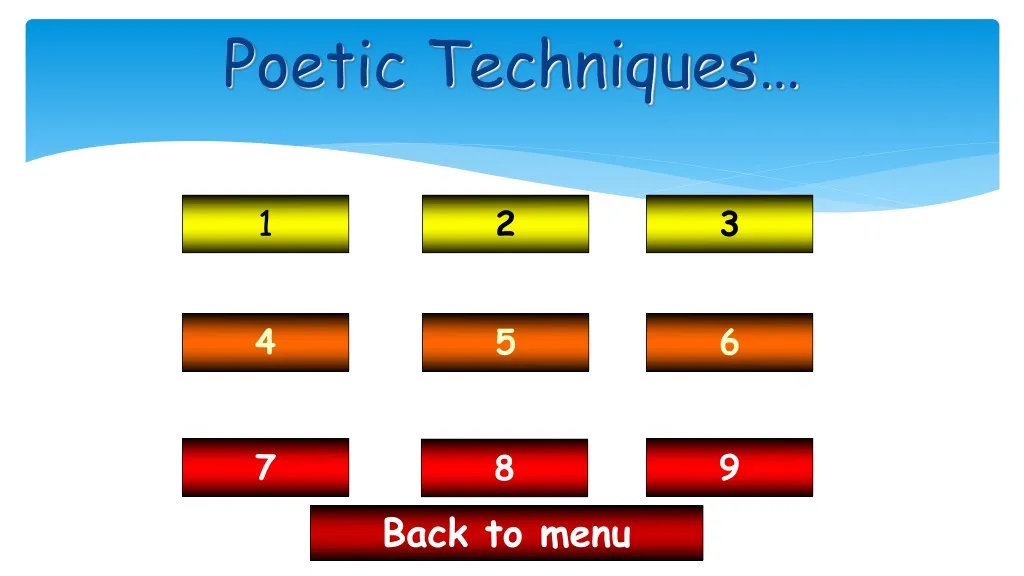 PPT - Poetic Techniques… PowerPoint Presentation, free download - ID:621950