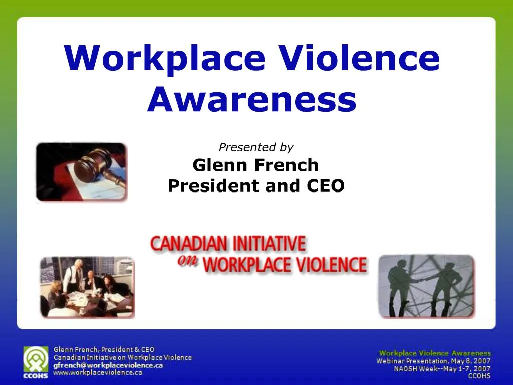 PPT - Workplace Violence Awareness PowerPoint Presentation, free ...