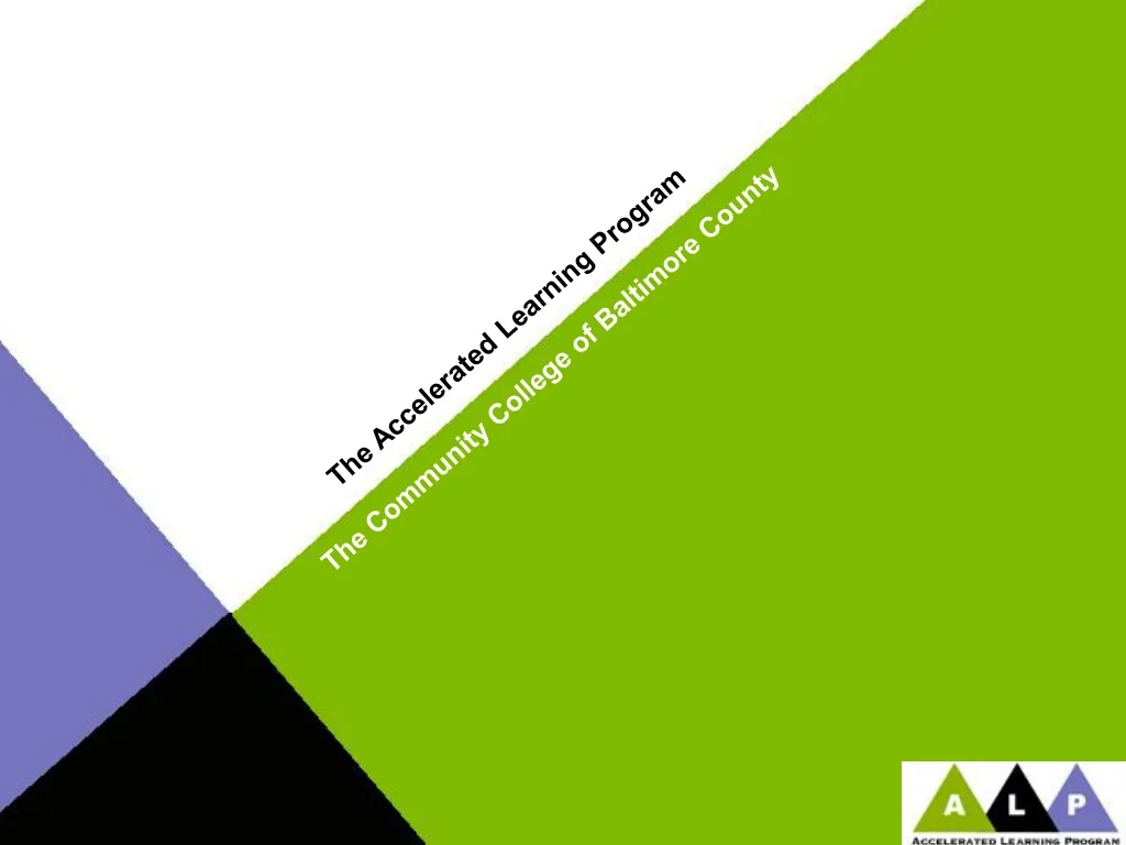 PPT - The Accelerated Learning Program PowerPoint Presentation, free ...