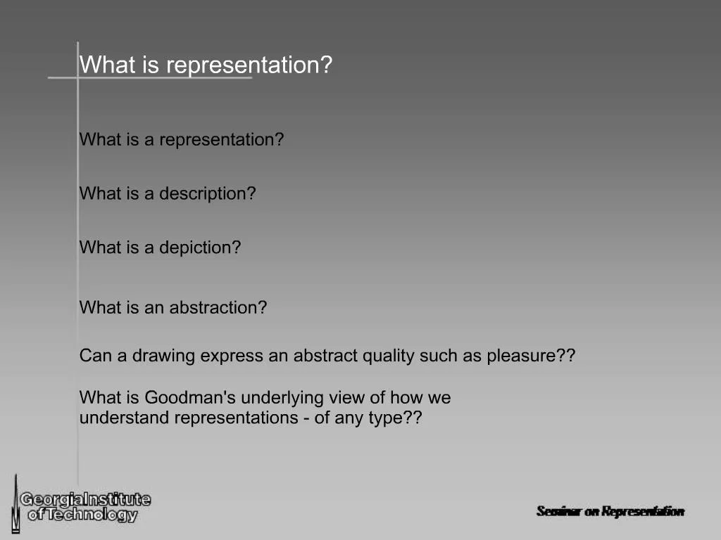 PPT - What is representation PowerPoint Presentation, free download ...