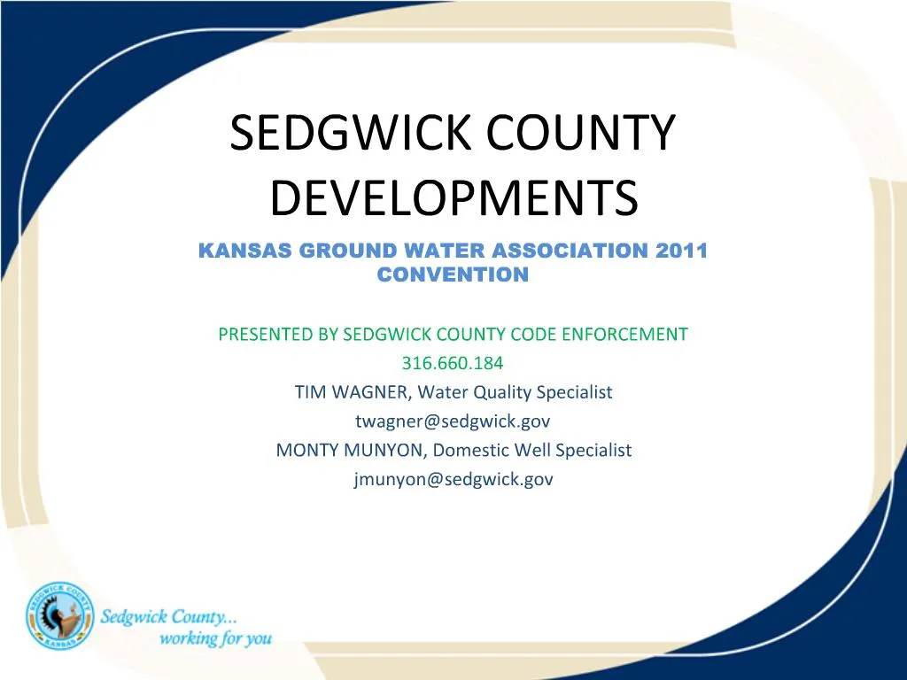 PPT - SEDGWICK COUNTY DEVELOPMENTS PowerPoint Presentation, free ...
