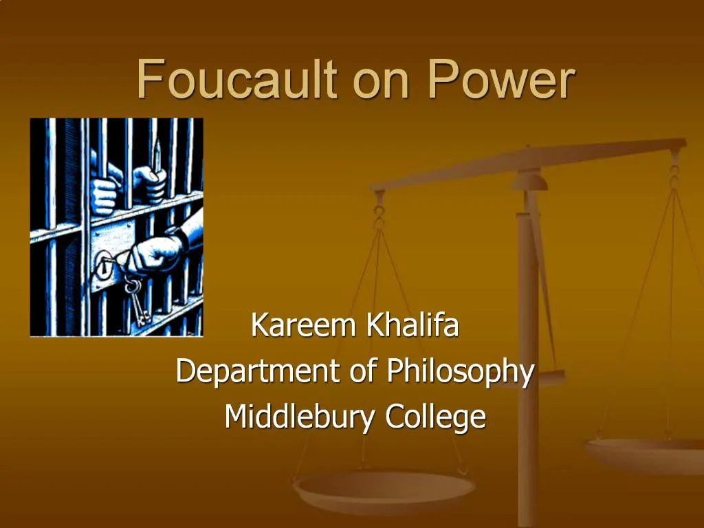 PPT - Foucault on Power PowerPoint Presentation, free download - ID:640273