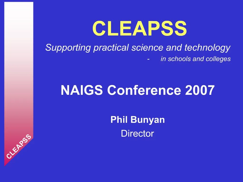 PPT - CLEAPSS PowerPoint Presentation, free download - ID:643905