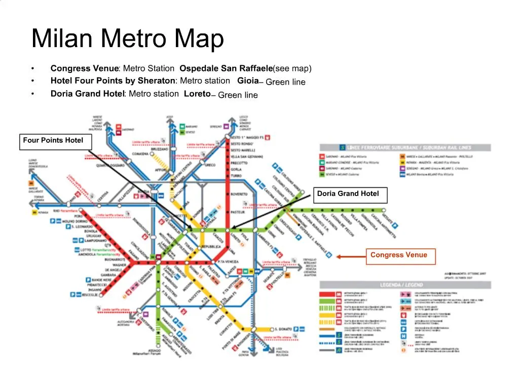 PPT - Milan Metro Map PowerPoint Presentation, free download - ID:645214