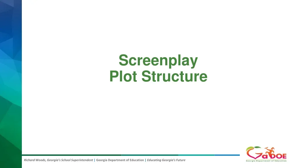 PPT - Screenplay Plot Structure PowerPoint Presentation, free download ...