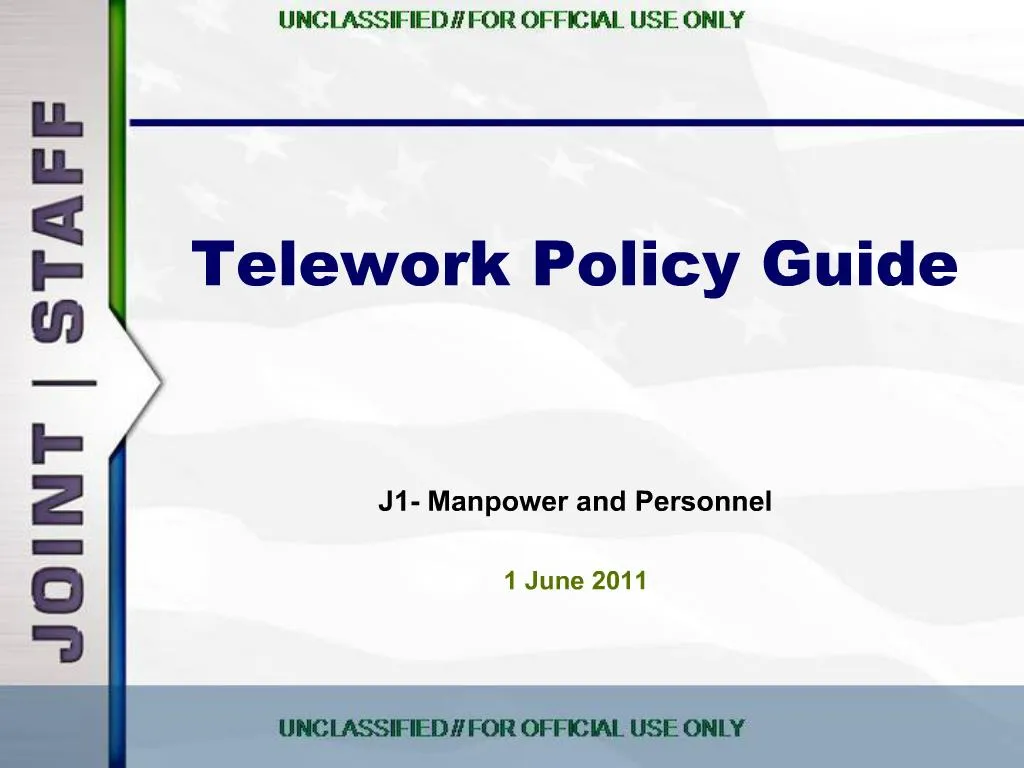 PPT - Telework Policy Guide PowerPoint Presentation, free download - ID ...