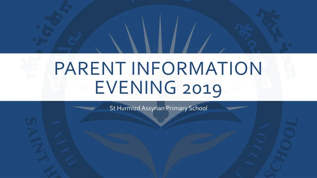 PPT - Parent Information Evening 2019 PowerPoint Presentation, free ...