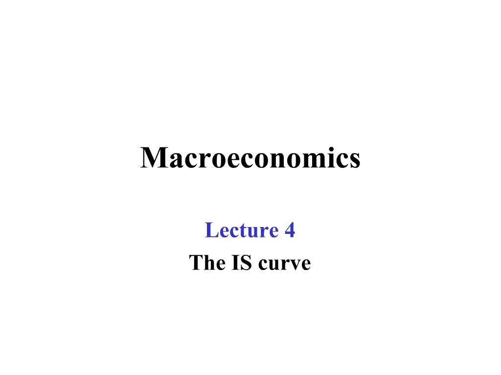 PPT - Macroeconomics PowerPoint Presentation, free download - ID:650975