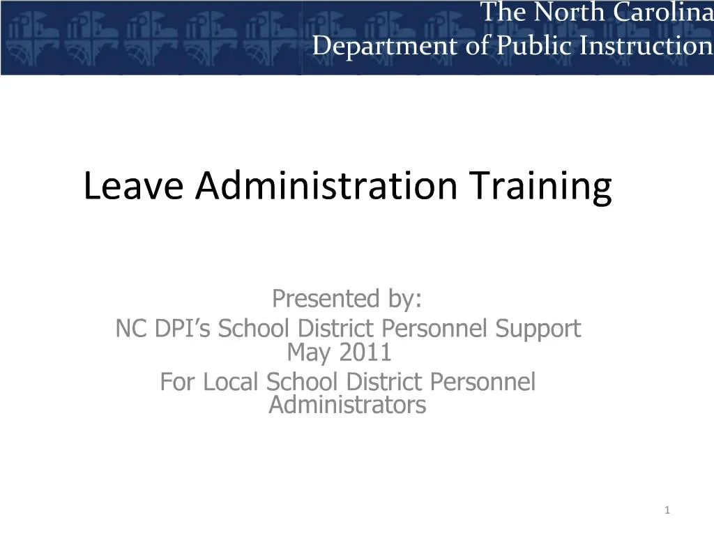 PPT - Leave Administration Training PowerPoint Presentation, free ...
