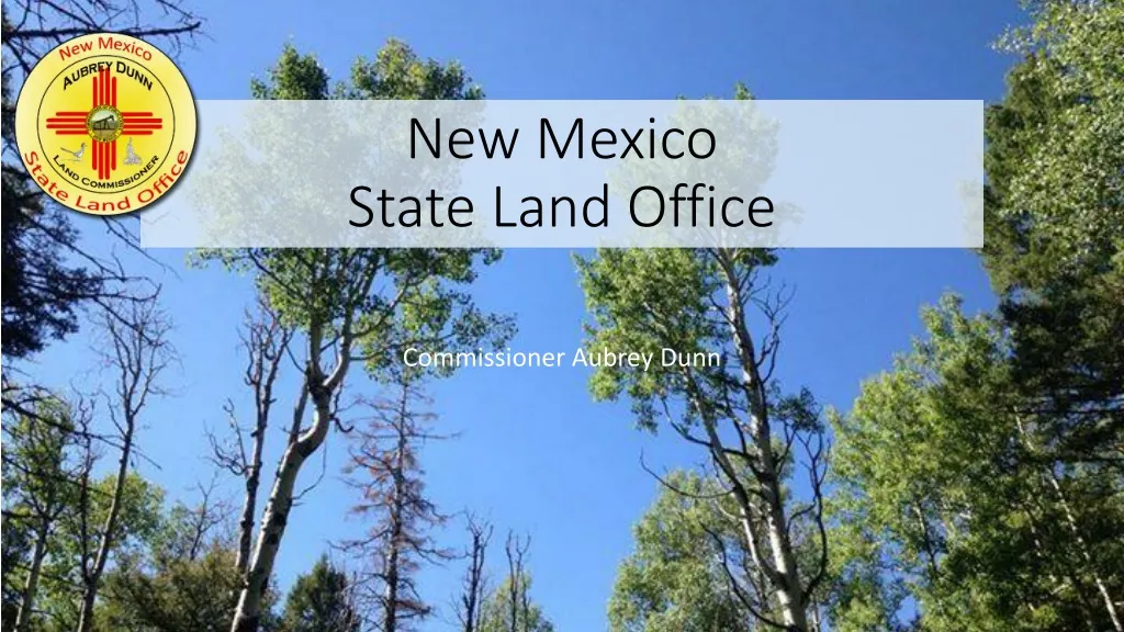 PPT - New Mexico State Land Office PowerPoint Presentation, free ...