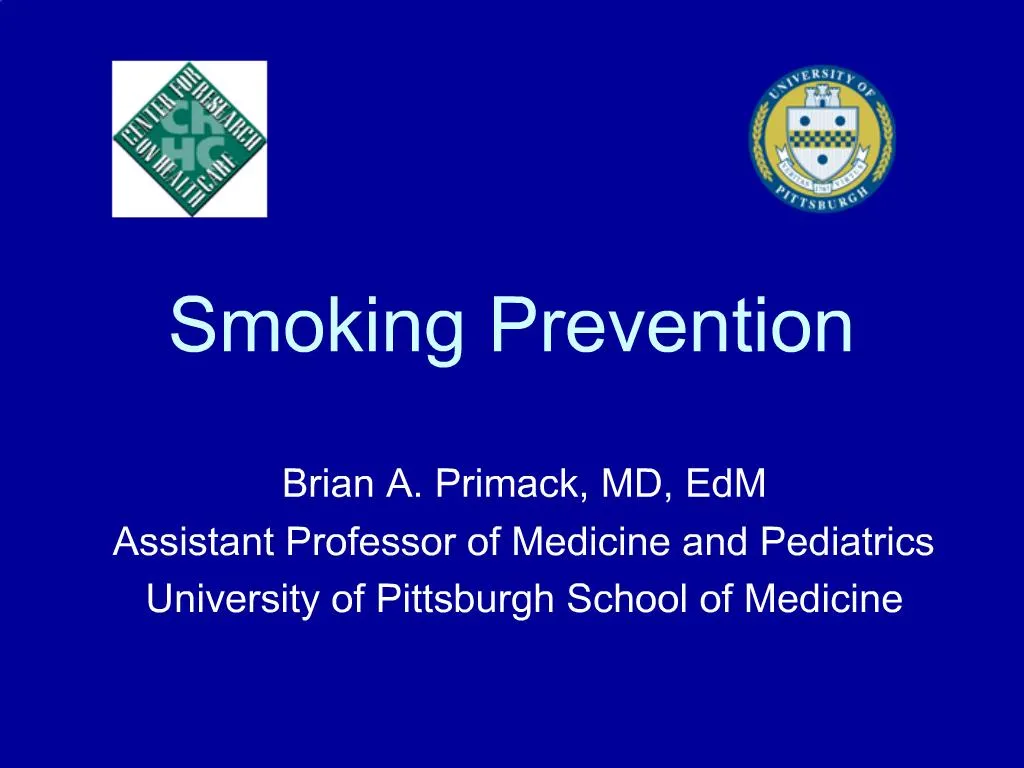 PPT - Smoking Prevention PowerPoint Presentation, free download - ID:661636