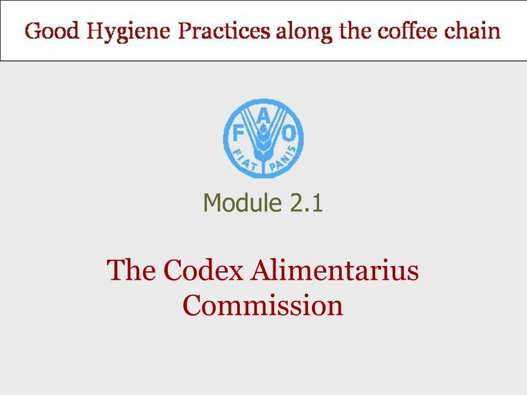 PPT - The Codex Alimentarius Commission PowerPoint Presentation, free ...