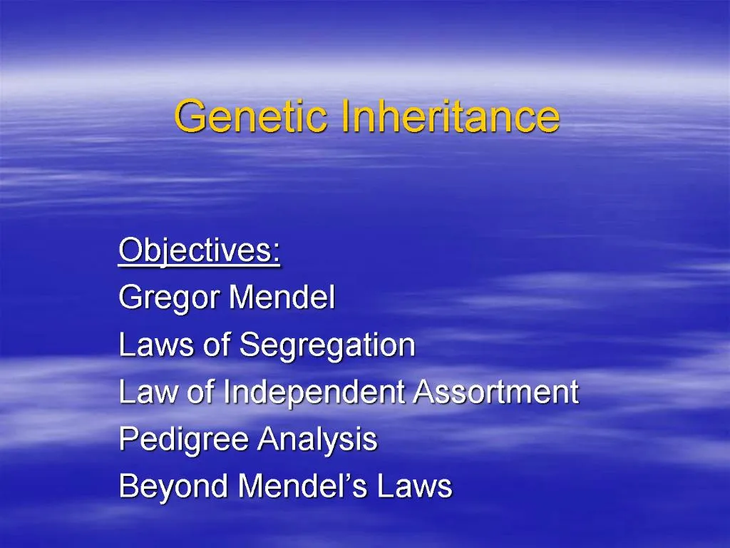 PPT - Genetic Inheritance PowerPoint Presentation, free download - ID ...
