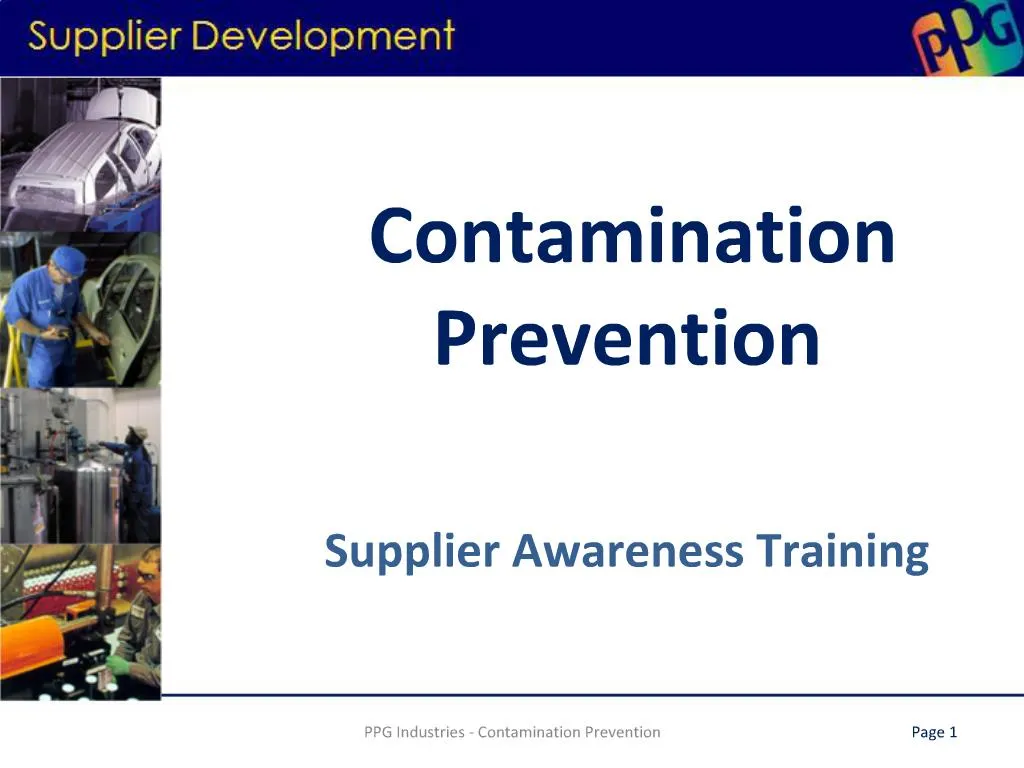PPT - Contamination Prevention PowerPoint Presentation, free download ...