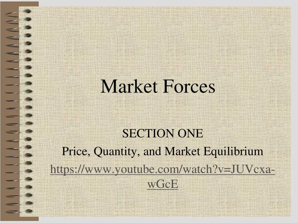 PPT - Market Forces PowerPoint Presentation, free download - ID:667386